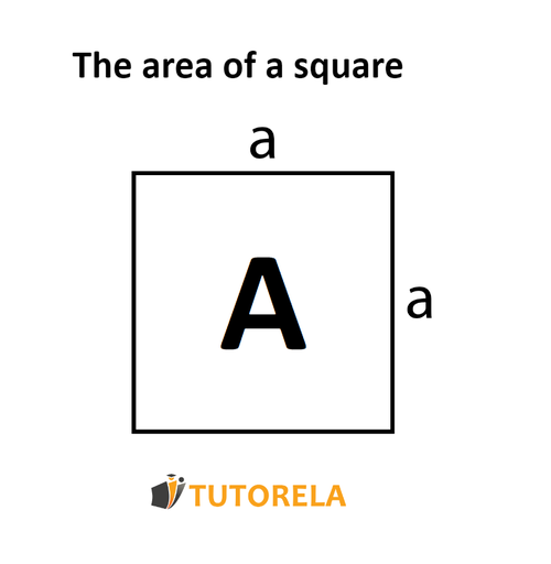 Area of a square | Tutorela